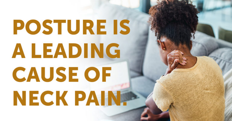 Posture is a leading cause of Neck Pain. - PTandMe